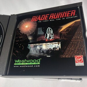 Vtg Blade Runner PC Computer Game 1997 3D Adventure Scifi Futuristic G2 ...