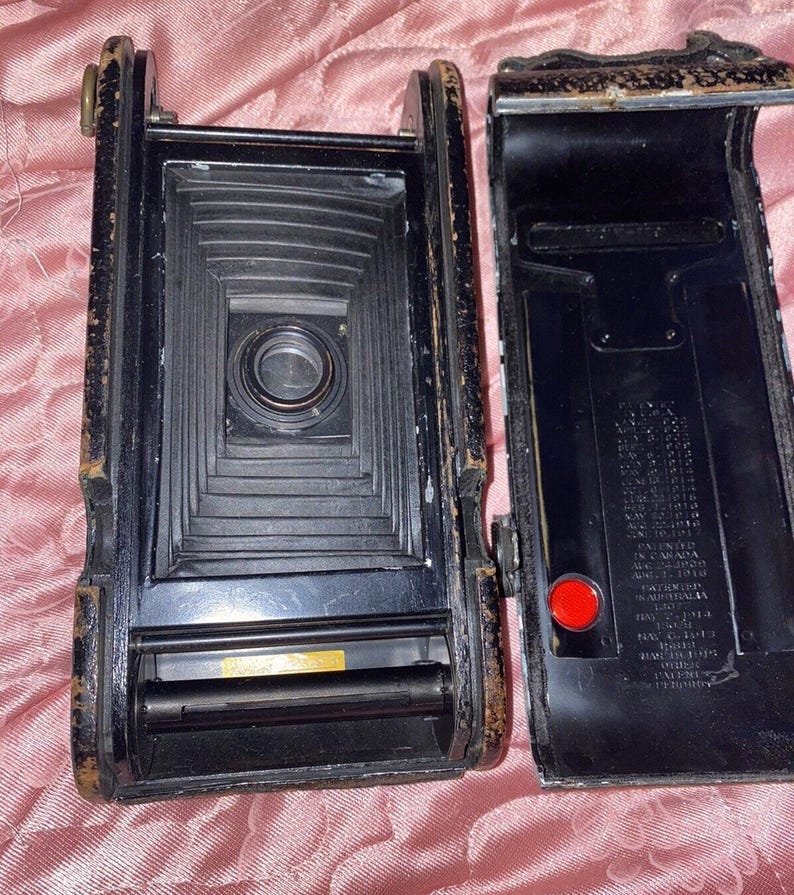 Kodak Jr. No. 1A Model 116 Autographic Folding Camera Antique 1901 ...
