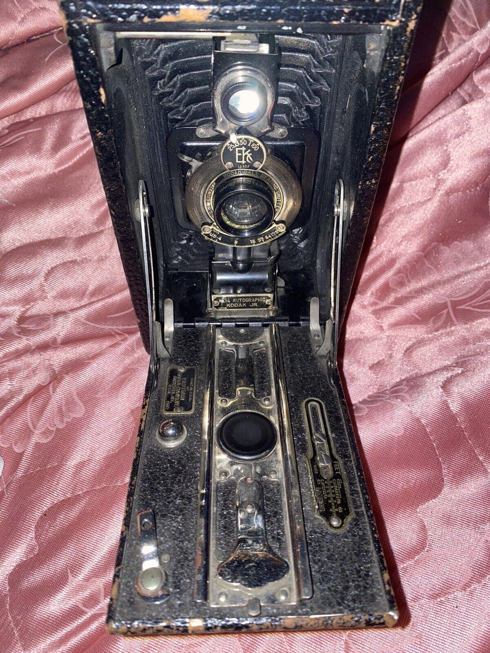 Kodak Jr. No. 1A Model 116 Autographic Folding Camera Antique 1901 ...