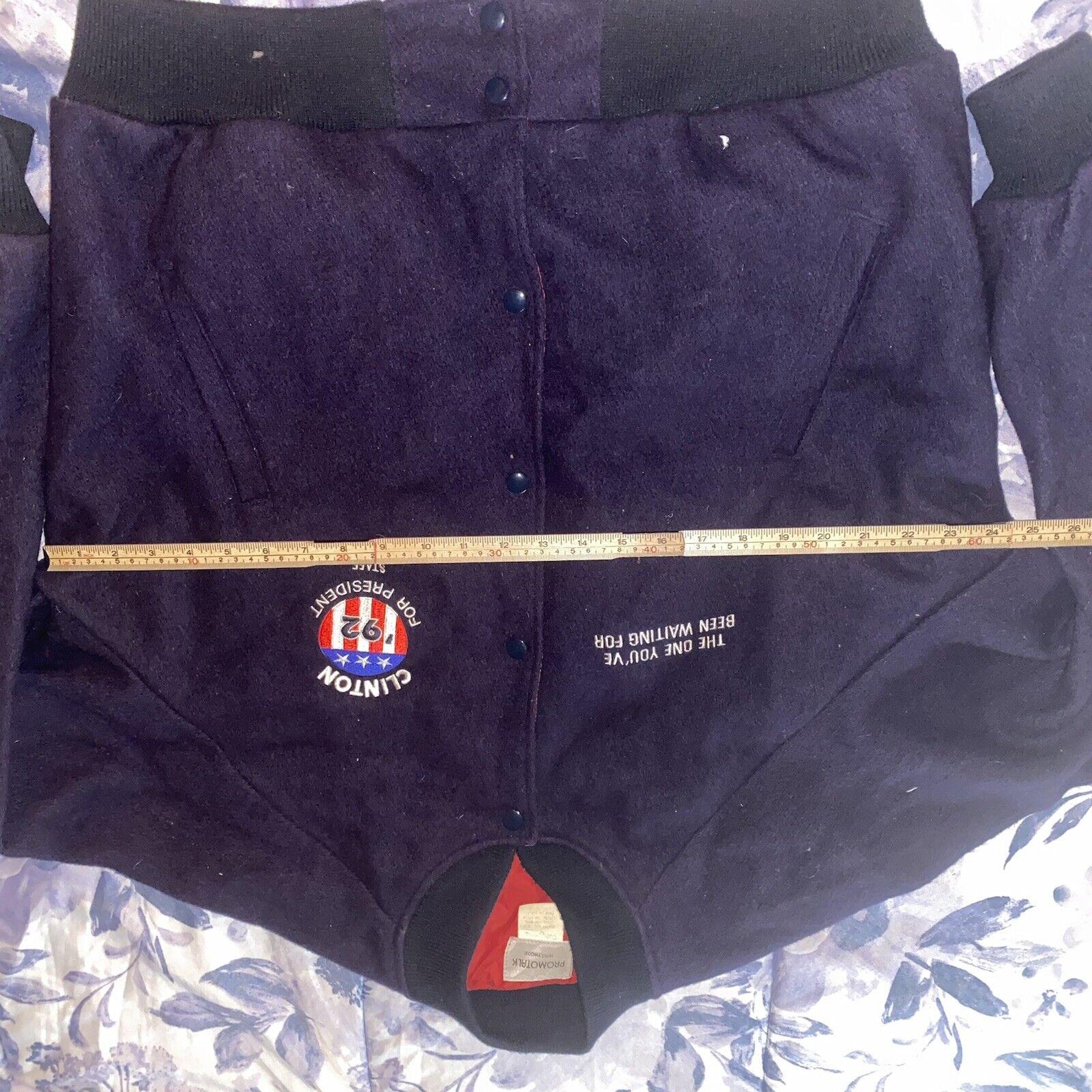 President Bill Clinton Campaign 1992 Vintage Staff Wool Jacket Size 2XL ...