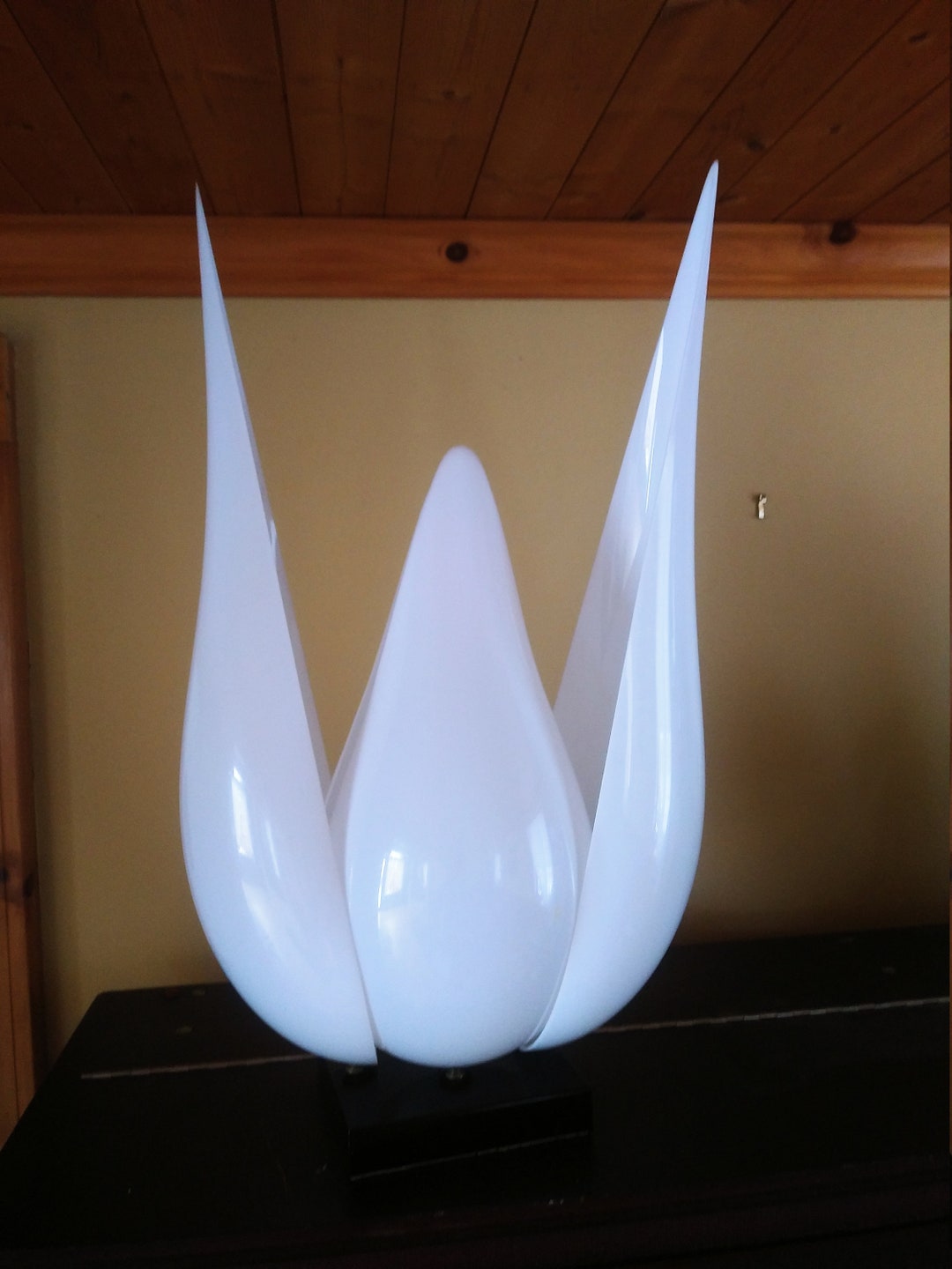 Extremely Rare Rougier Tulip Lamp /early Robert Rougier/lucite Petals ...
