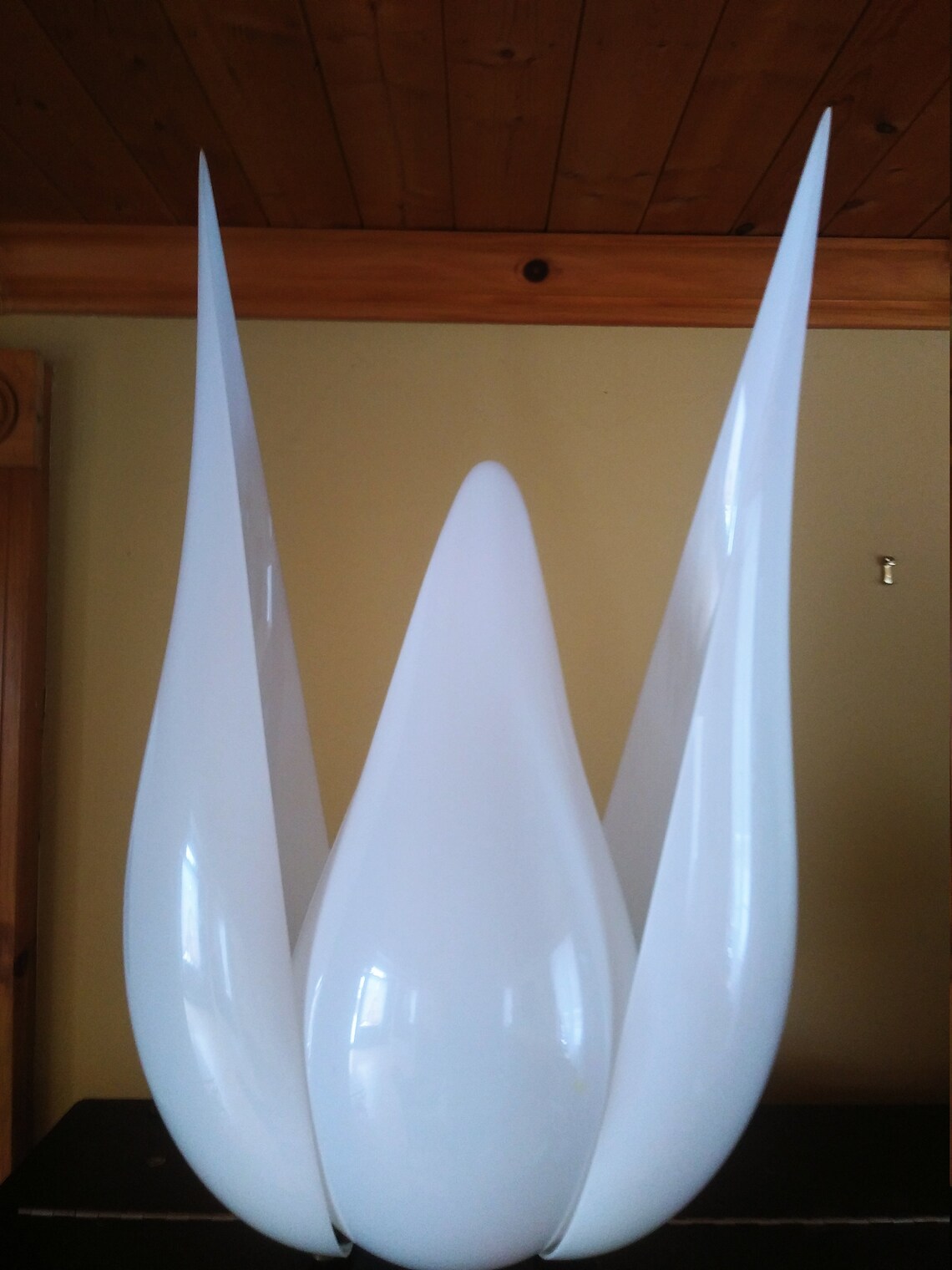 Extremely Rare Rougier Tulip Lamp /early Robert Rougier/lucite Petals ...