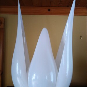 Extremely Rare Rougier Tulip Lamp /early Robert Rougier/lucite Petals ...