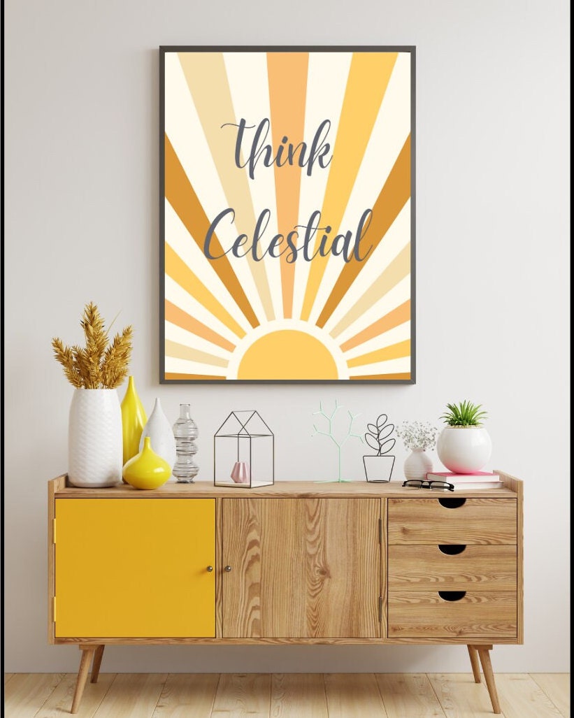 Think Celestial - Digital Prints - Printable Posters - Instant ...