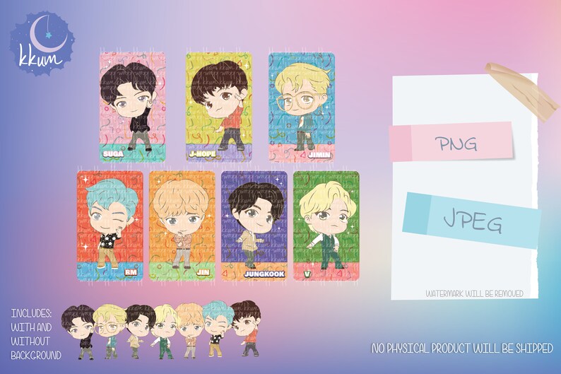 BTS Idol Tinytan 2 Png Jpeg / Cute BTS / KPOP - Etsy