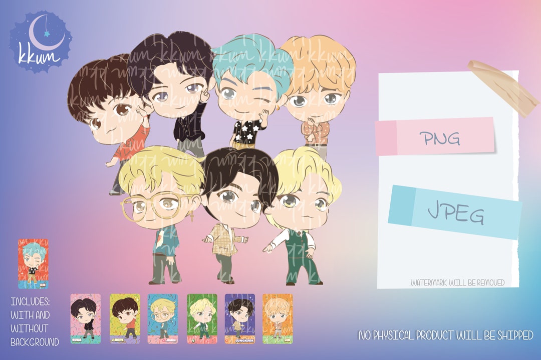 BTS Idol Tinytan 2 Png Jpeg / Cute BTS / KPOP - Etsy