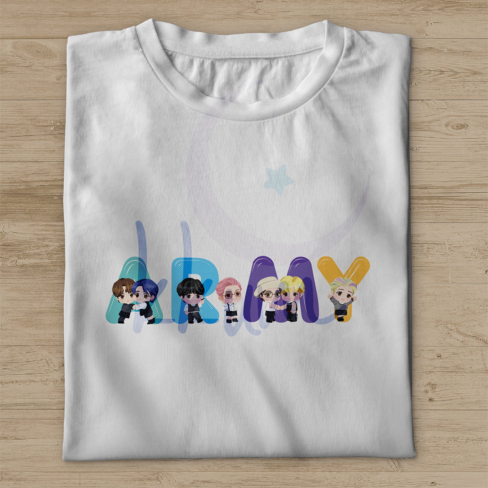 BTS Army Letters Png Pdf Eps Jpeg / Cute Tinytan BTS / KPOP - Etsy
