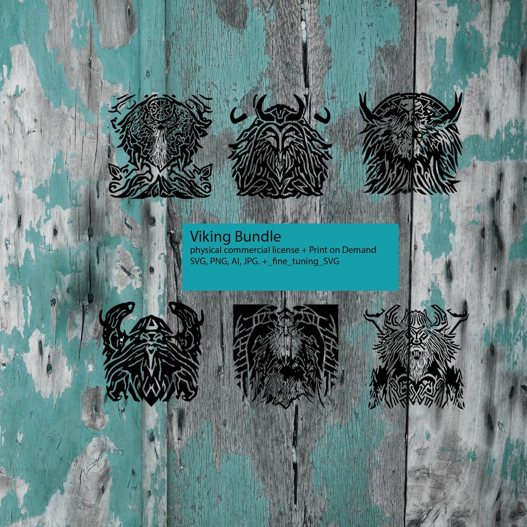 Viking Svg Bundle. Great for Laser Engravers, Works for Cricut. - Etsy