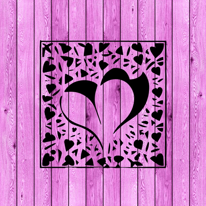 Extra Cute Heart Shaped SVG Bundle. - Etsy