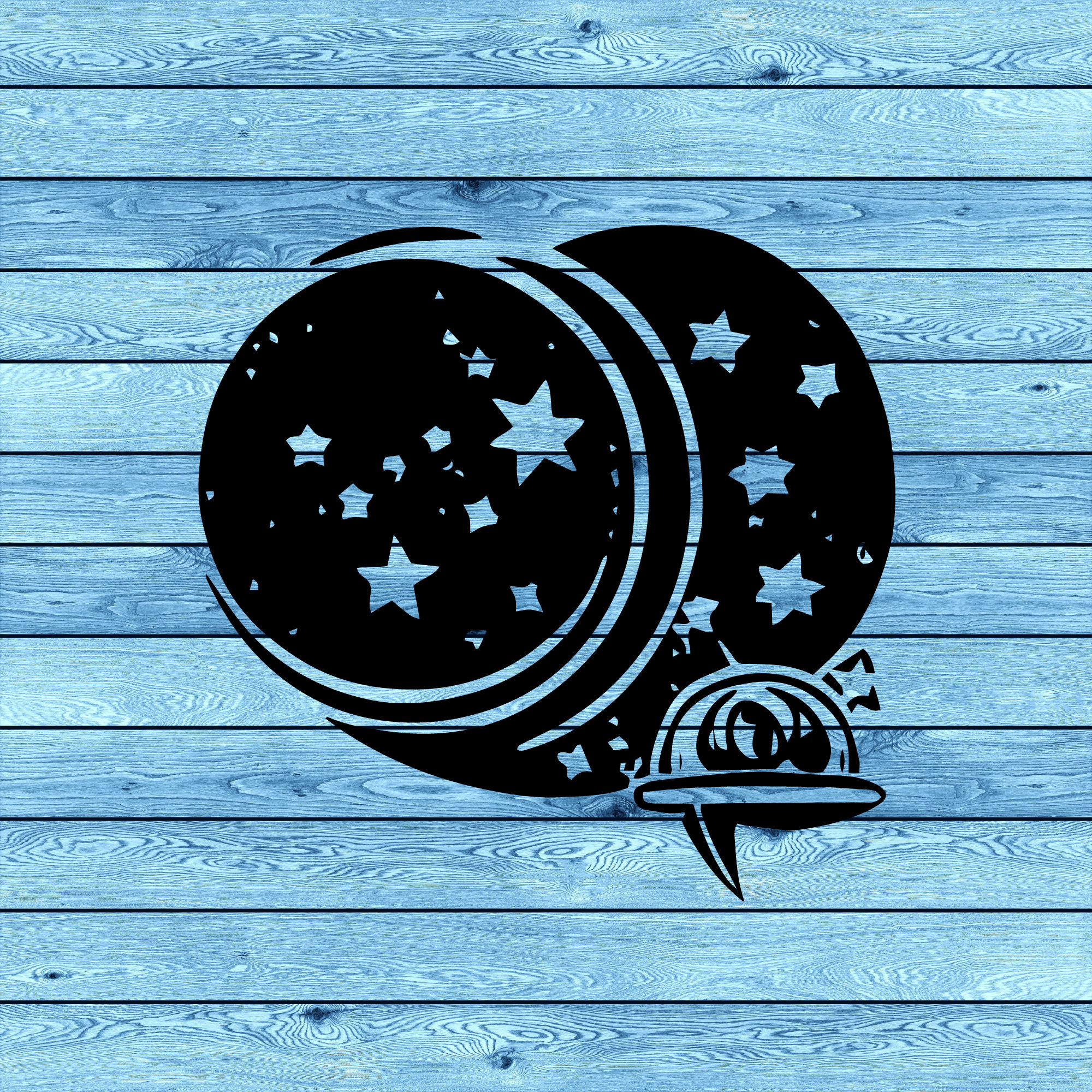 Celestial Full Night Sky SVG Bundle. - Etsy