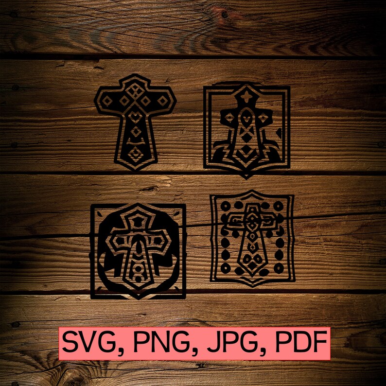 Cross Svg Bundle. Clip Art. Physical Small Commercial License. Svg, Png ...