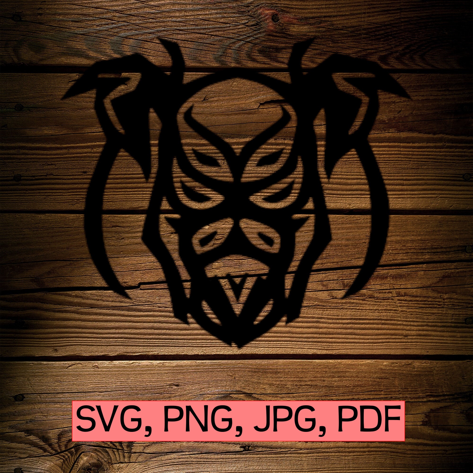 Chupacabra Face Logo. Clip Art. Physical Small Commercial License. Svg ...