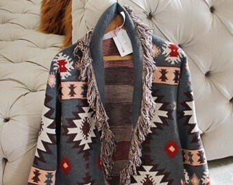 Native Fringe Jacket - Etsy