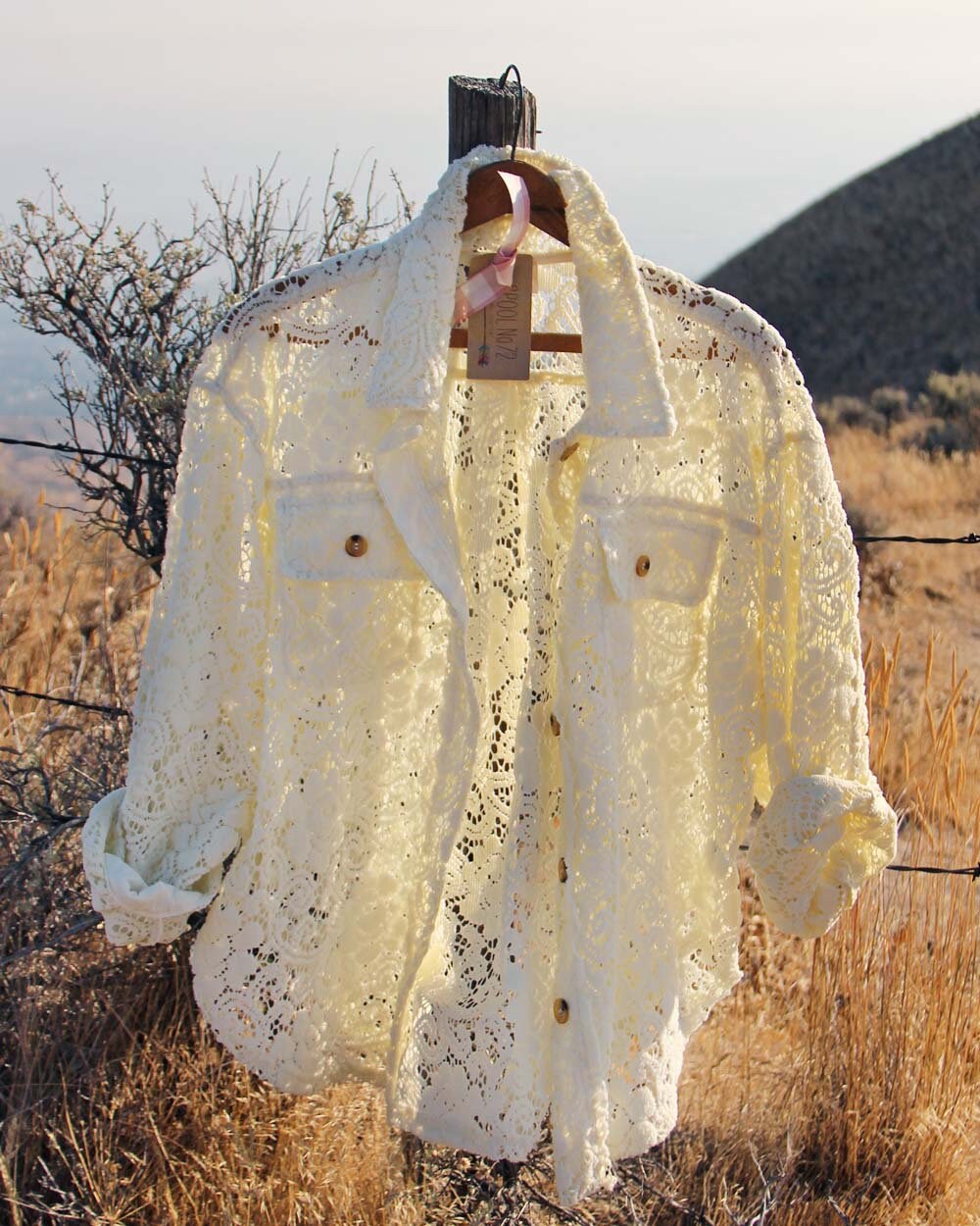 New Boho Lace Shirt Jacket Romantic 70's Vintage Inspired - Etsy