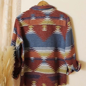 New Telluride Native Aztec Inspired Shirt Jacket Vintage Inspired ...