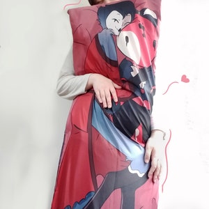 Helluva Boss Stolas Big Dakimakura. Furry Soft Body Pillowcase 2 Side ...