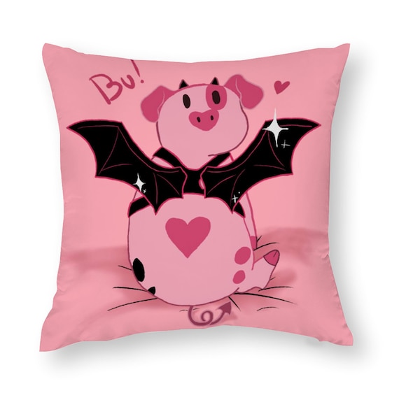 Hazbin Hotel Cute Fatt Nuggets Angel Dust Pig Pet Pillow. | Etsy