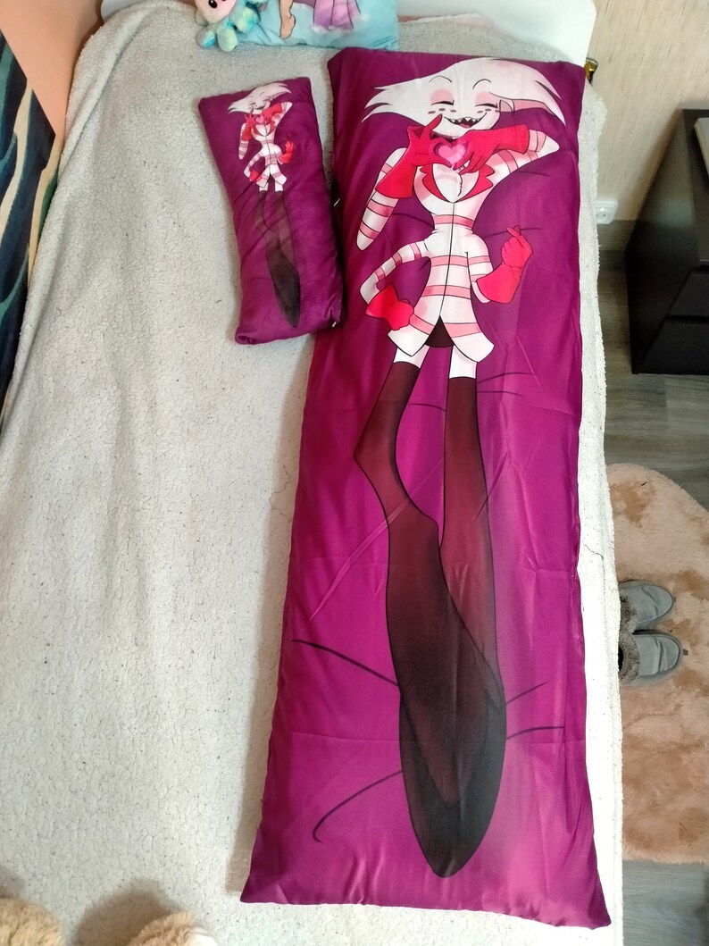 Hazbin Hotel Angel Dust Dakimakura. Furry Soft Body Pillowcase - Etsy