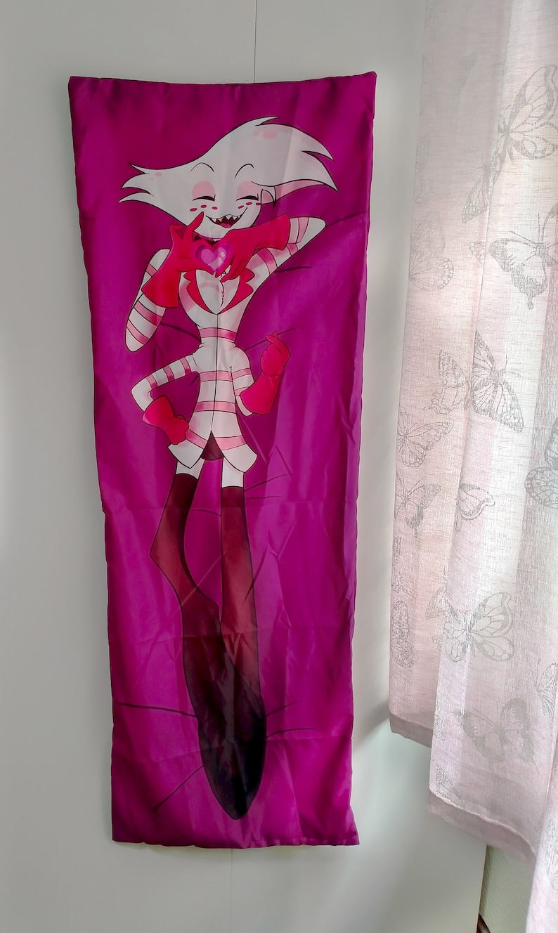 Hazbin Hotel Angel Dust Dakimakura. Furry Soft Body Pillowcase - Etsy ...