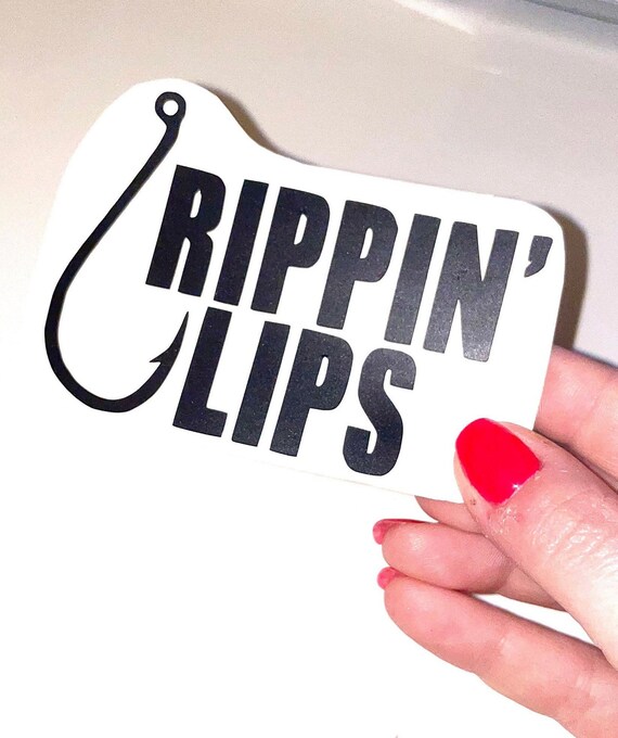 Rippin Lips Fishing Decal | Etsy