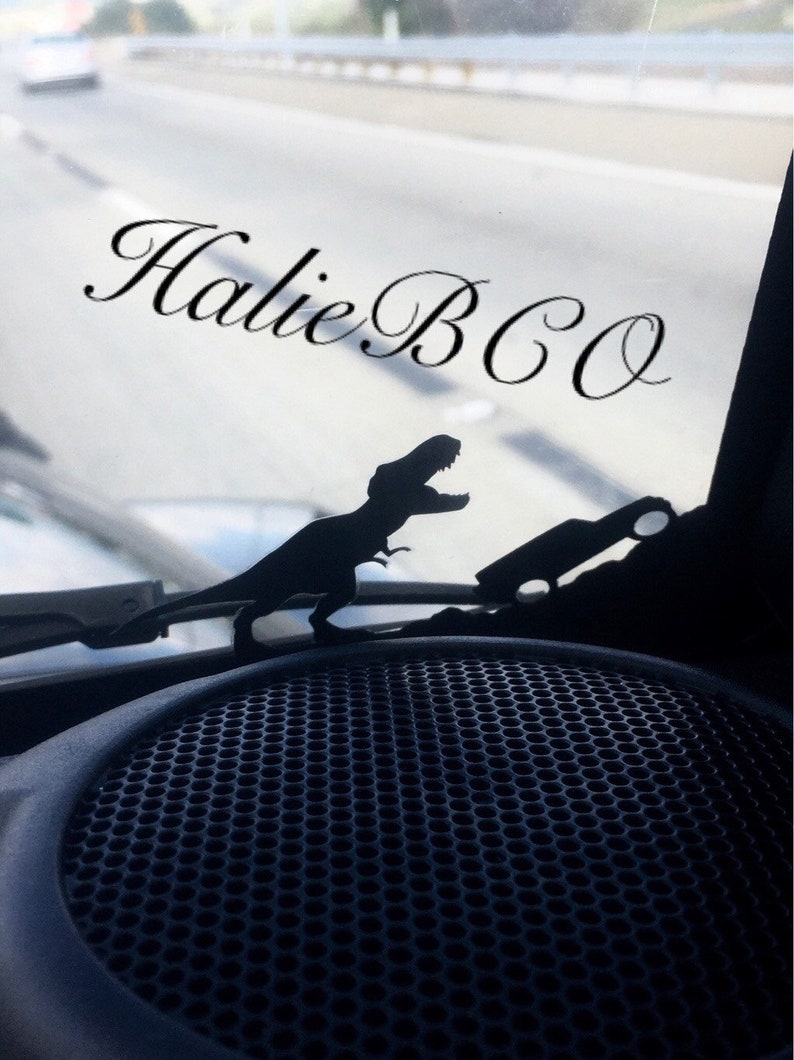 T Rex Decal for Jeep Windowdinosaur Stickerjeep Wrangler T | Etsy