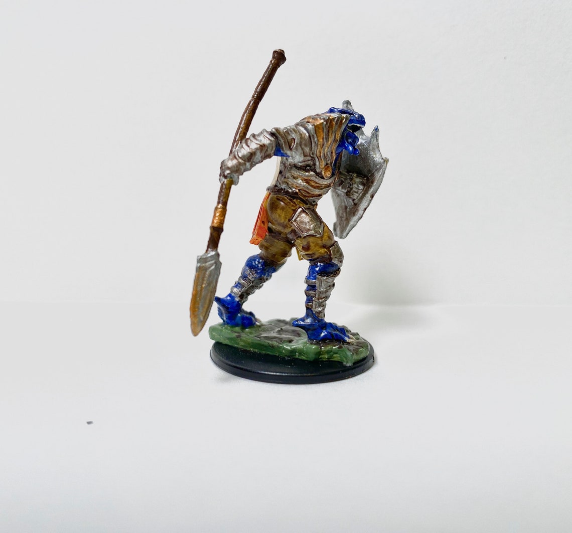 D&D Mini Hand Painted - Male Dragonborn Fighter - Etsy