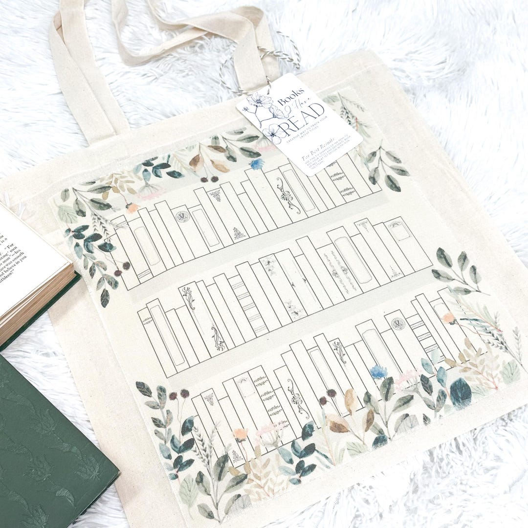 Book Bag Tracker, Reading Tracker, Book Lover Gift - Etsy