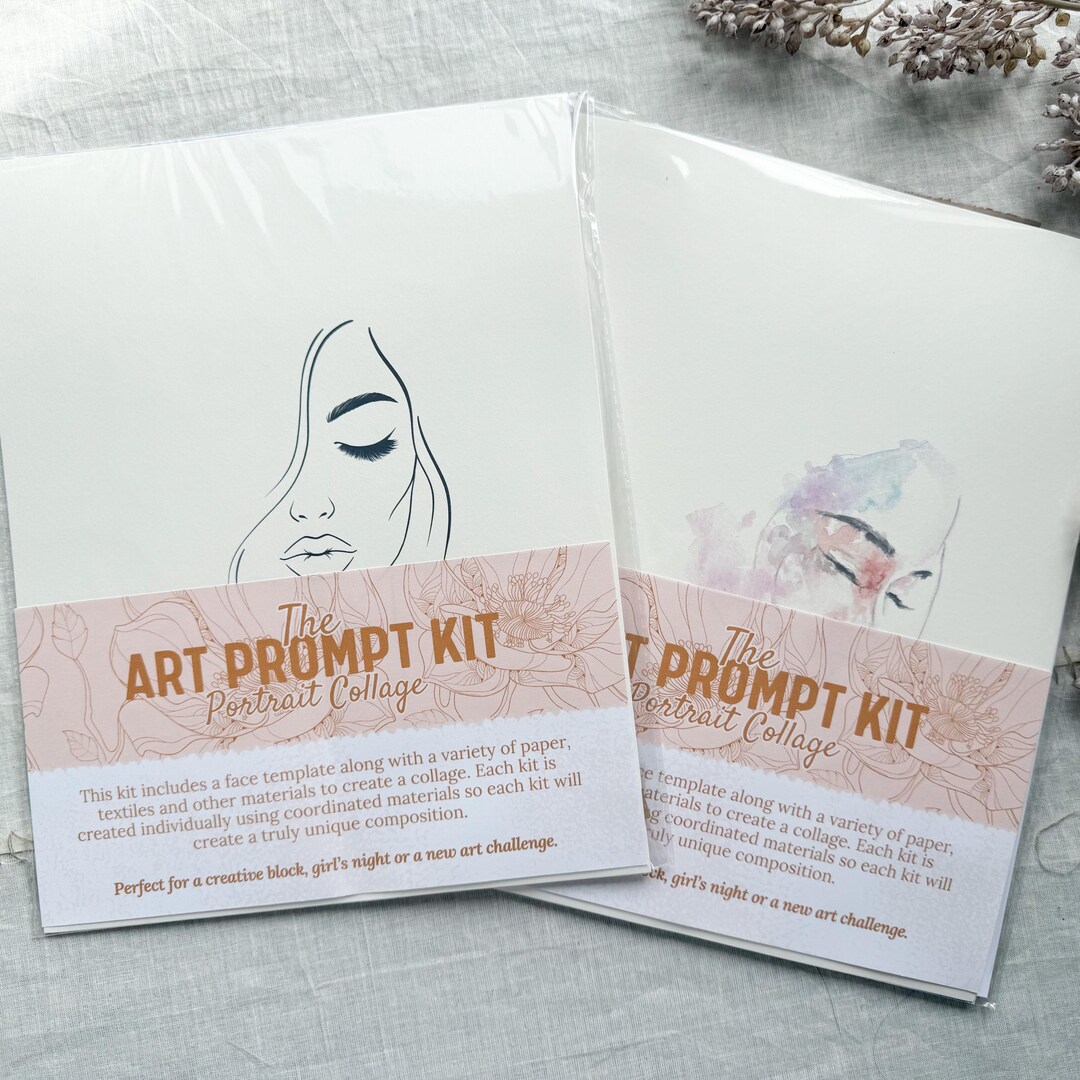 Art Prompt Kit, Collage Kit, Girls Night Ideas, Craft Kit, Art Kit - Etsy