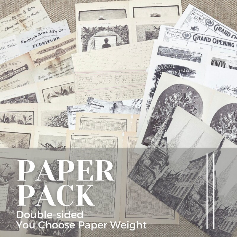 Double Sided Paper - Etsy