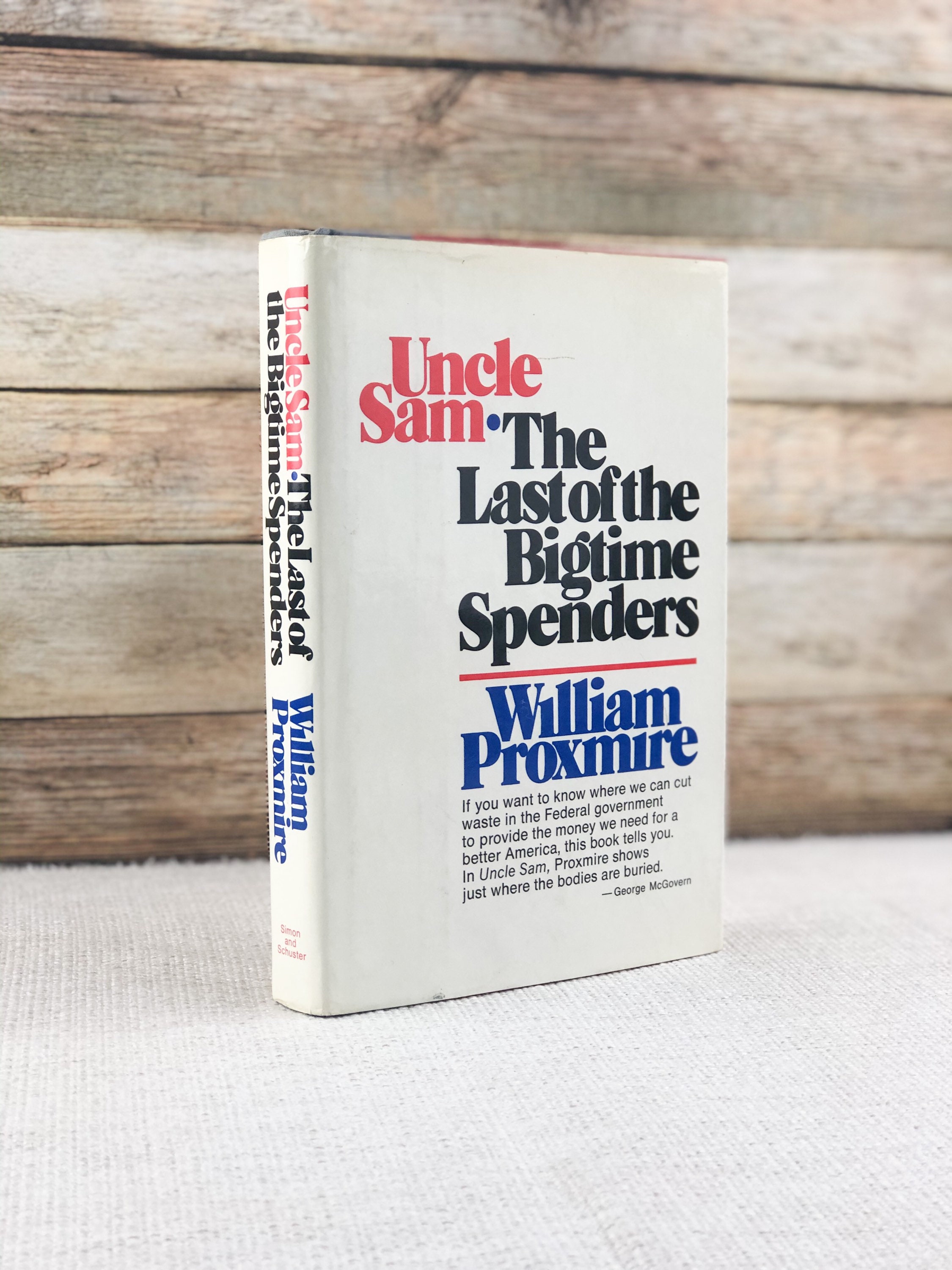 Signed Book by William Proxmire / First Edition | Etsy