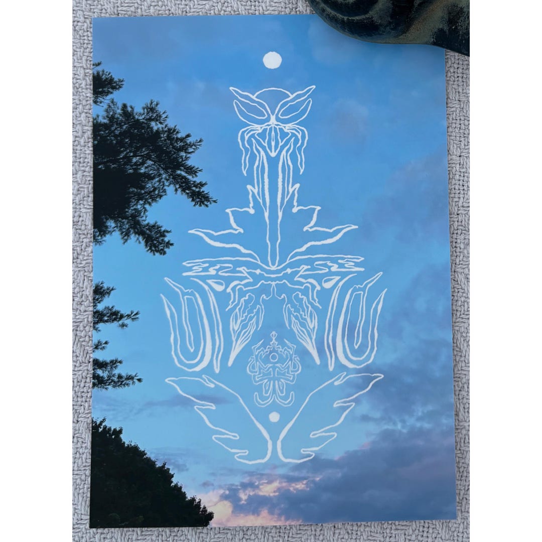 Pine Sigil Print, From an Original Drawing - Etsy