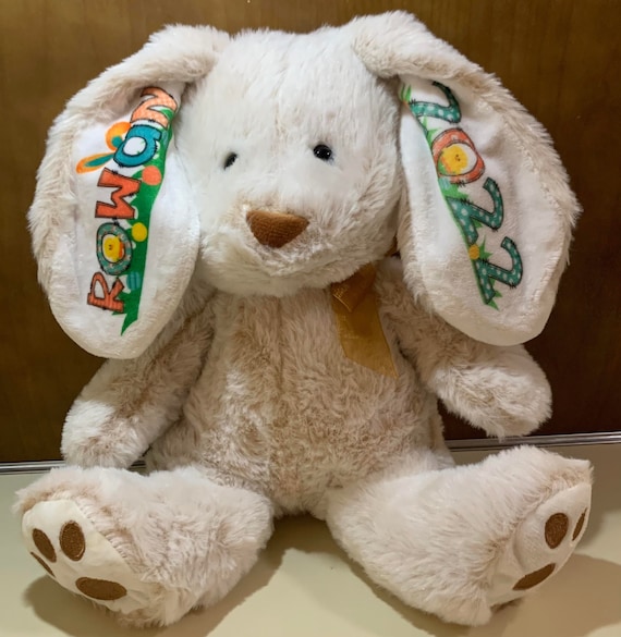 Personalized Easter Bunny Stuffed Animal Bunny Stuffed Animal | Etsy