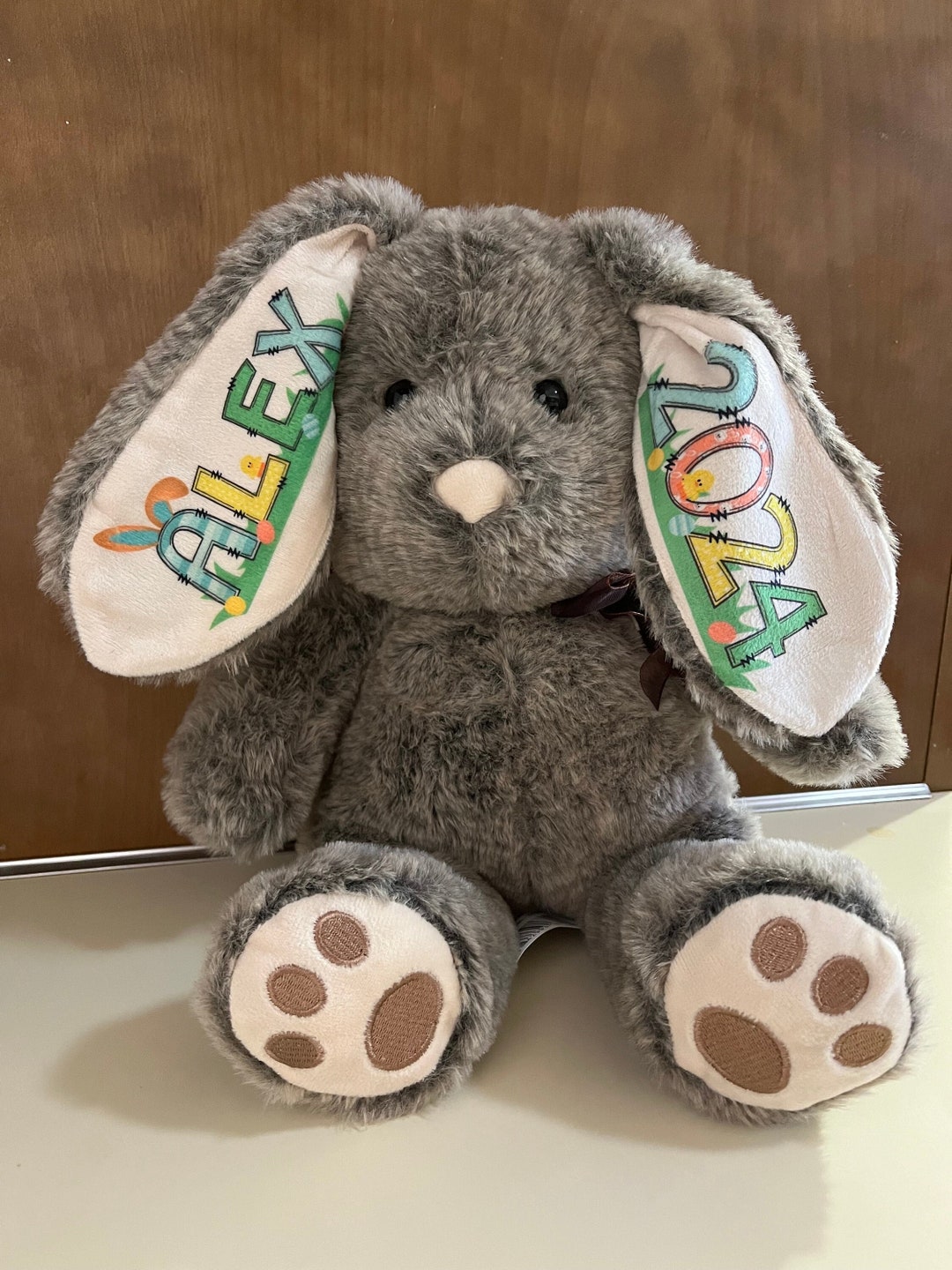 Personalized Easter Bunny Stuffed Animal, Bunny Stuffed Animal ...