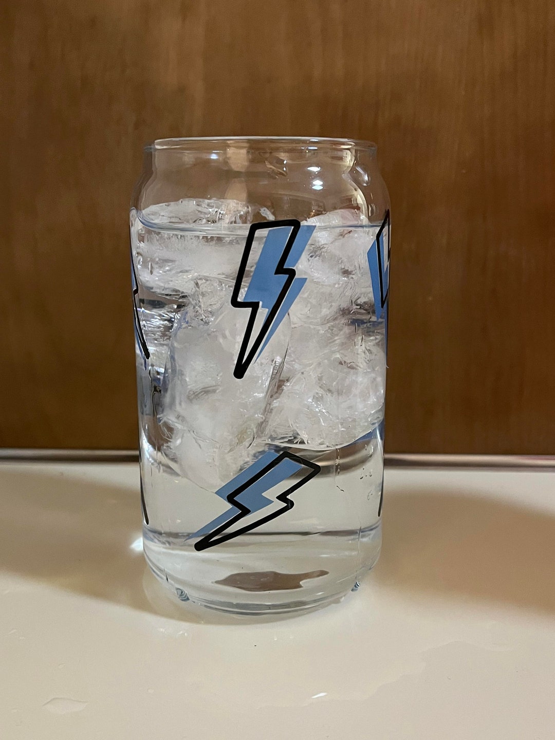 Color Changing Lightning Bolt Cup / Color Changing Glass/ 16oz - Etsy