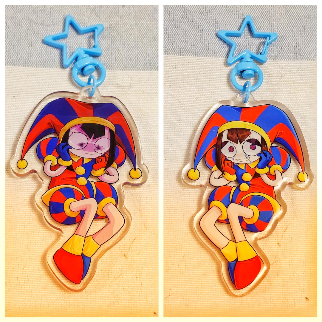 Pomni Keychain - Etsy