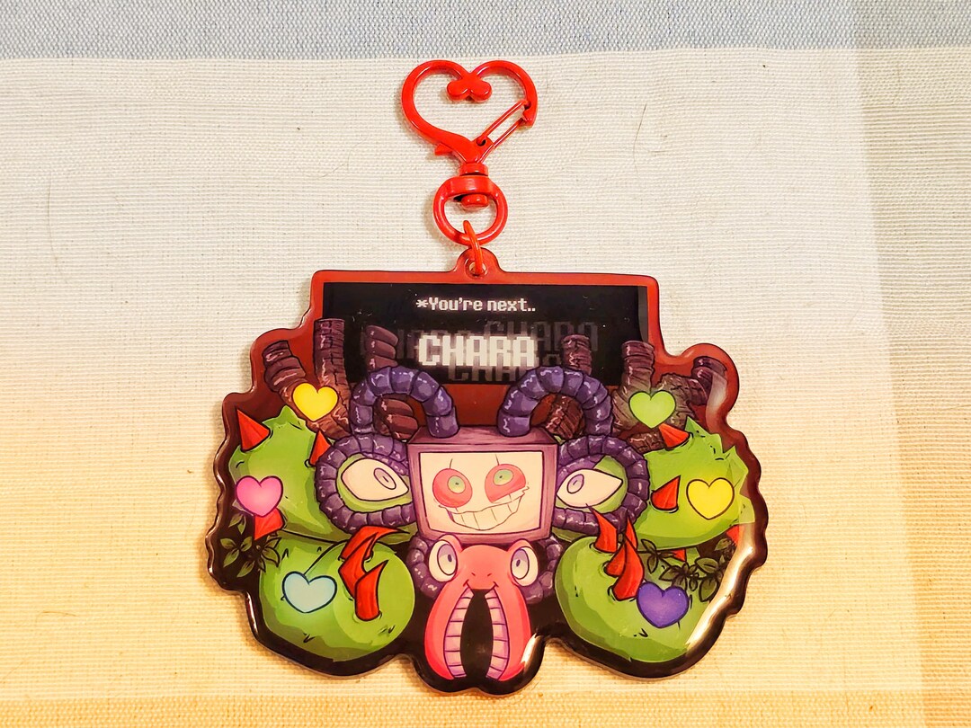 Omega Flowey Keychain - Etsy