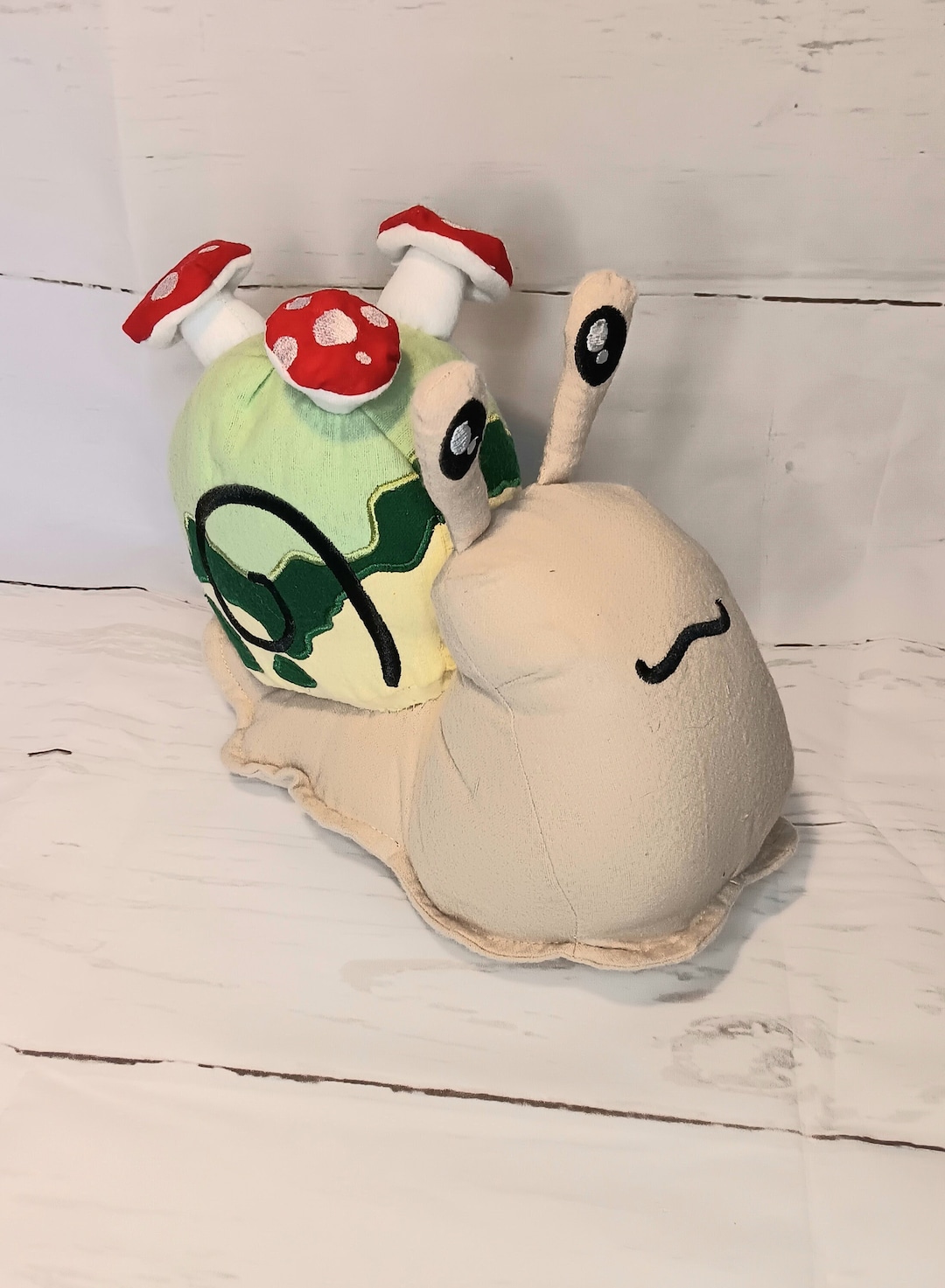 Snail Plushie, Cute Snail Stuffed Animal, Handcrafted Snail Plush - Etsy