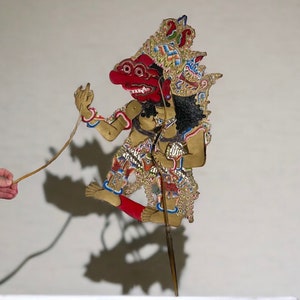 Wayang Kulit Doll - Indonesia - Antique - Early 20th Century - Shadow ...
