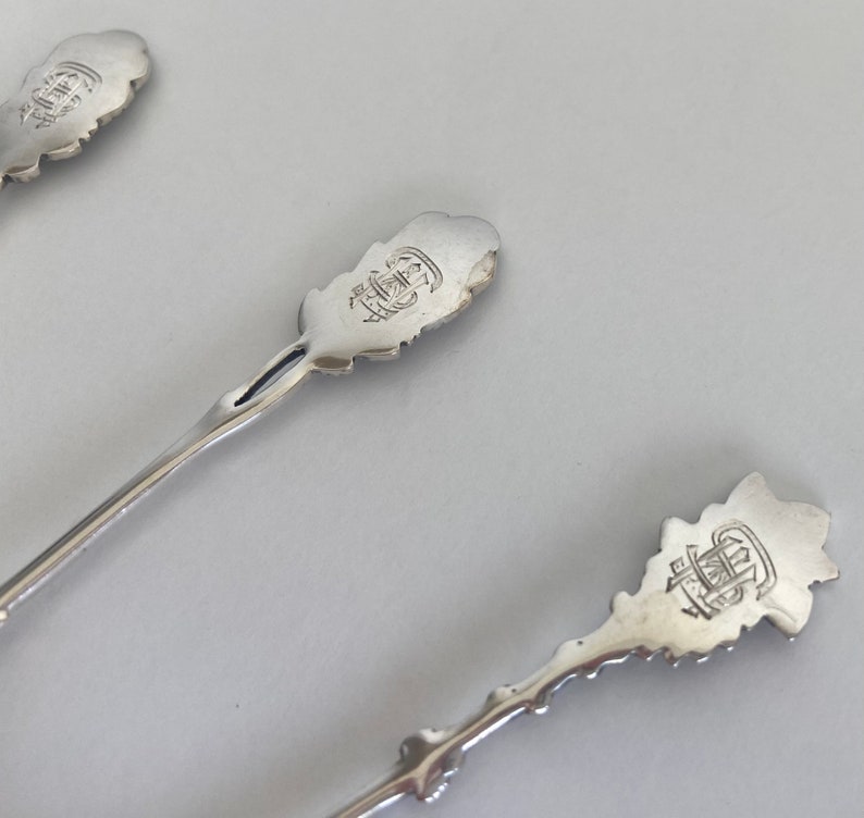 Set of 12 Teaspoons - Koch & Bergfeld - Bremen - Silver 800 - Germany ...