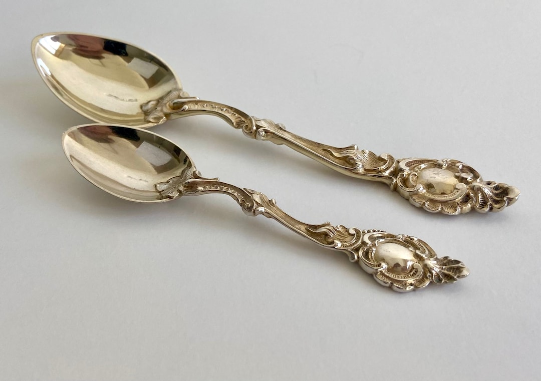 Silver Spoons 800 Germany Garten Richard Dresden 19th - Etsy