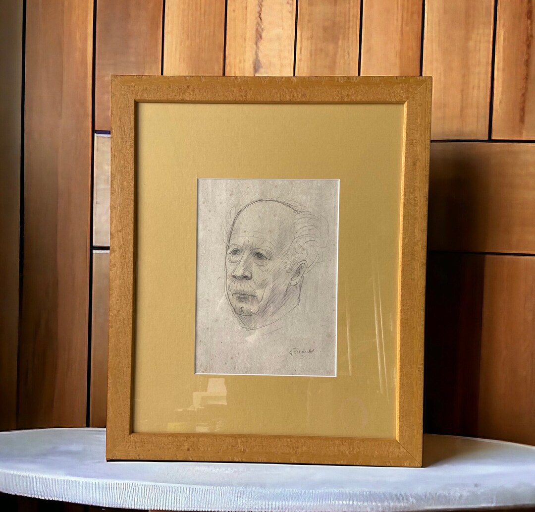 Gerhard Marcks - German Art - Portrait - Pencil Drawing - Study - Old ...