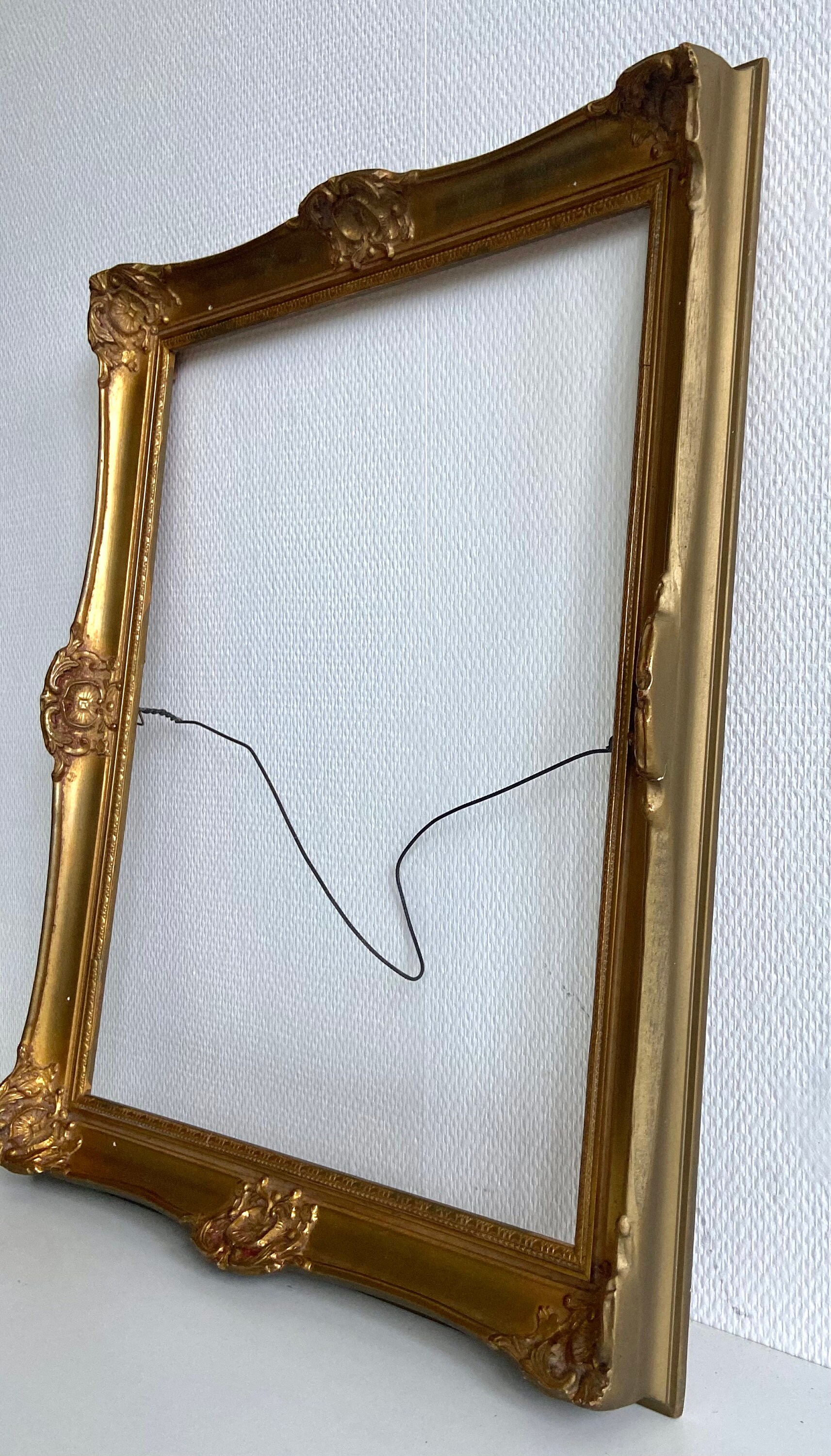 Antique Painting Frame - Gilded Plaster on Wood - 19th to Early 20th ...