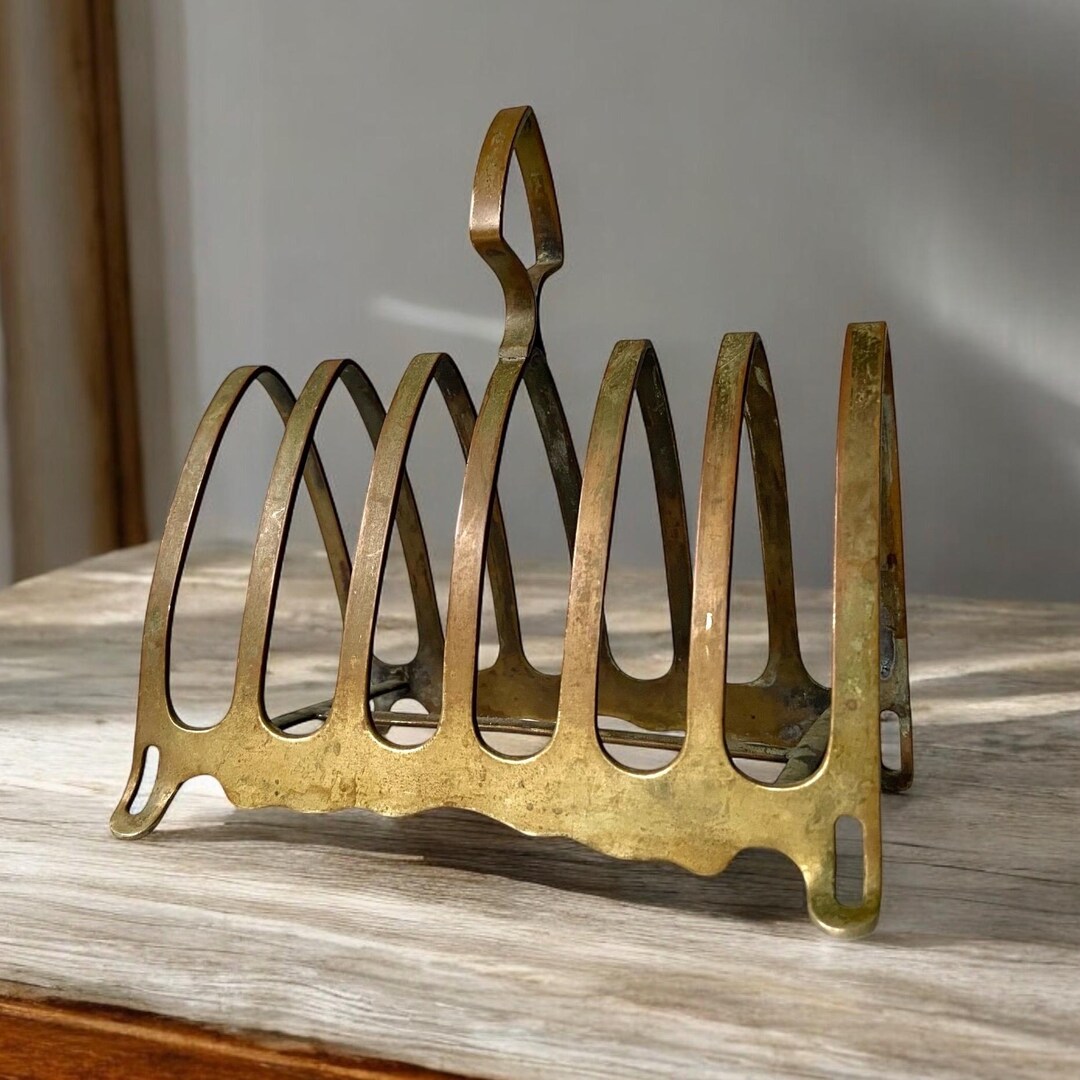 Arts and Crafts Toast Rack - Brass - Early 20th Century - United ...