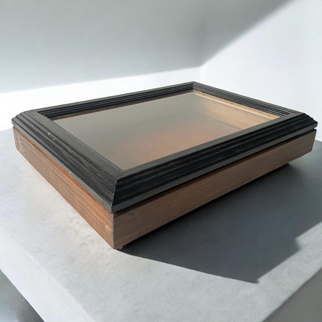 Wooden Showcase - Table Show Case - 20th Century - Etsy