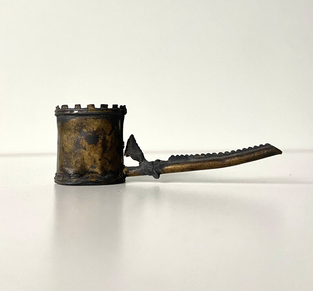 Medieval Oil Lamp - Brass - Archeological Artefact the Hague - 14th to ...