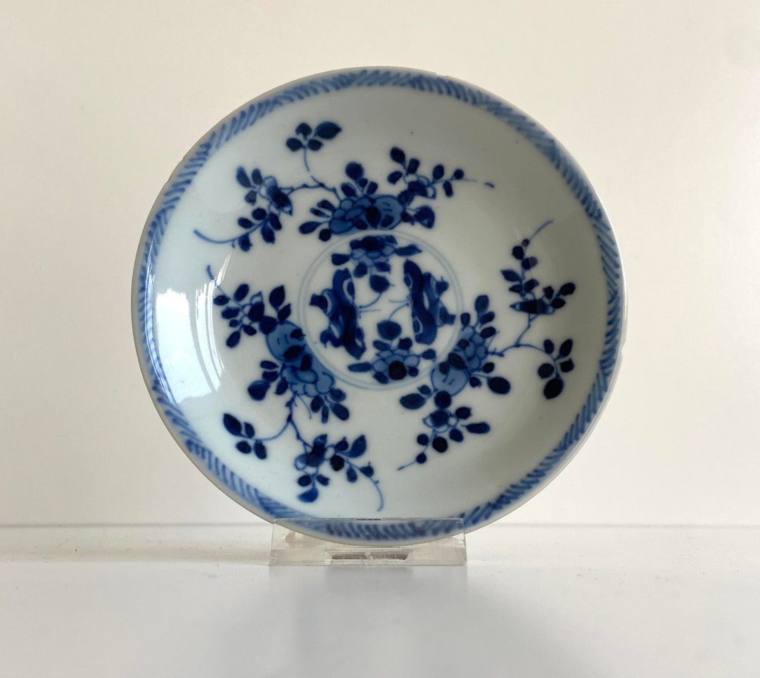 Chinese Porcelain - Saucer - Kangxi Dynastie - Batavia Ware - Butterfly ...