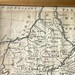 Old Map - Bowen - Mentz and Triers - Rhine - Wirtemberg - Franconia ...