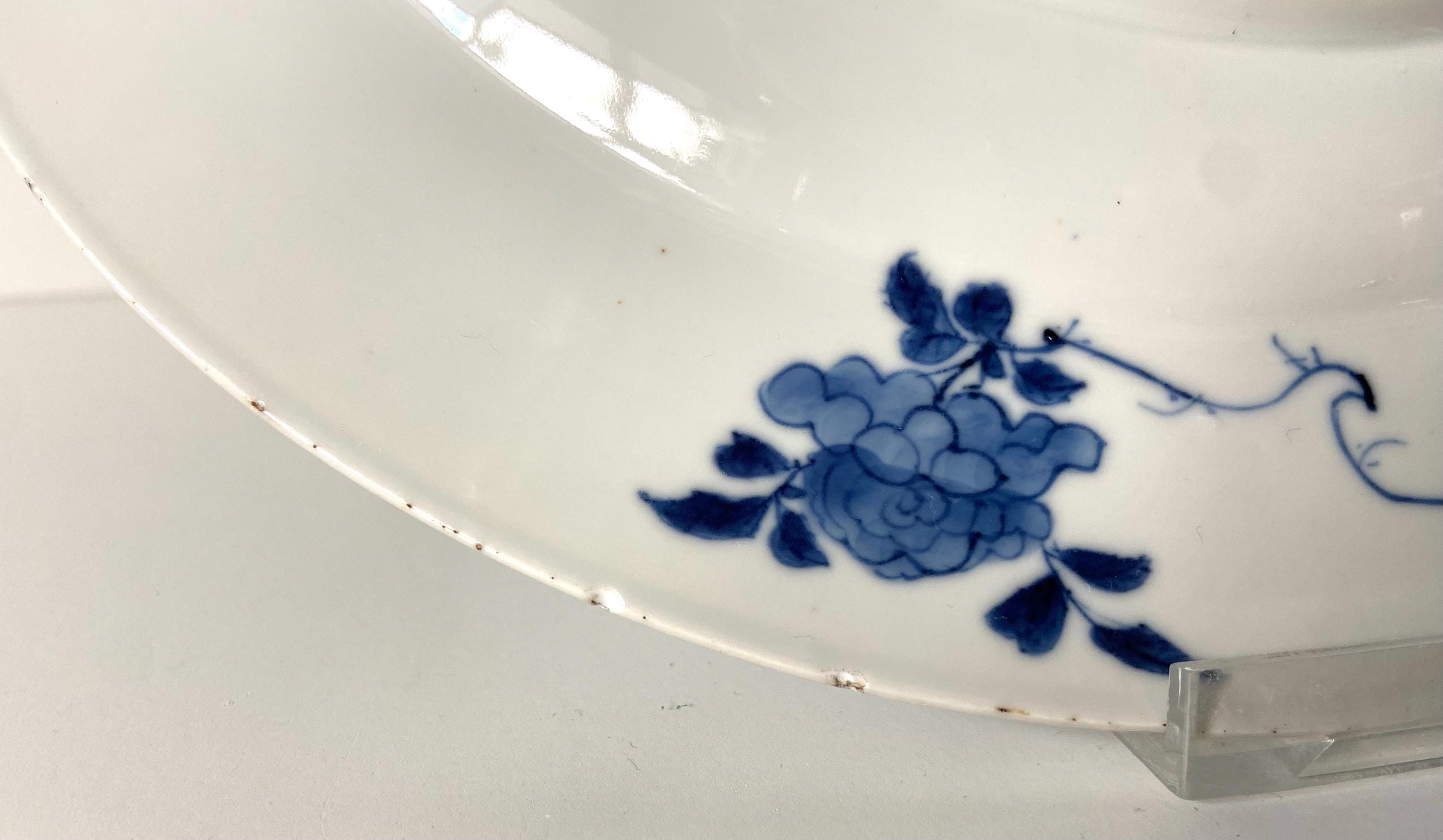 Chinese Porcelain - Charger/plate With Gilded Silver Handle - Western ...