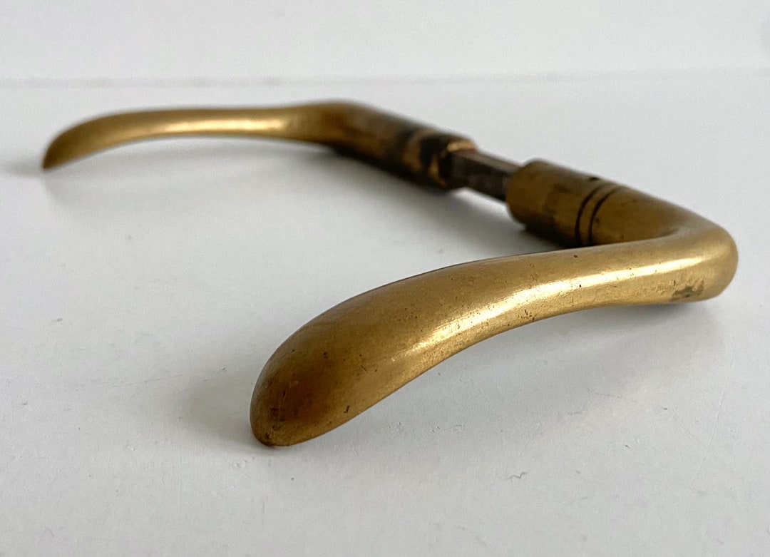 Antique Door Handle - 19th Century - Brass - Etsy