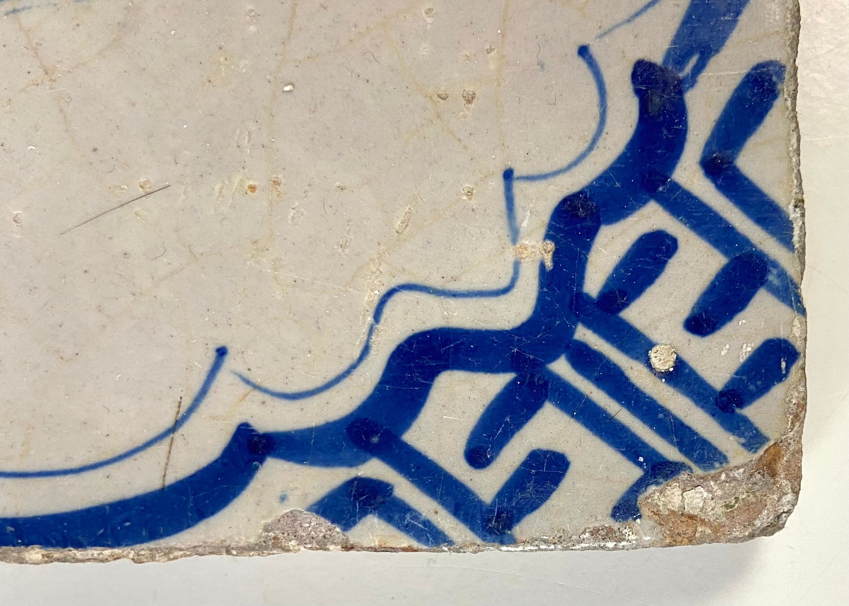 17th Century Delft Tile - Sheep - Wan-li Corners - Blue and White ...
